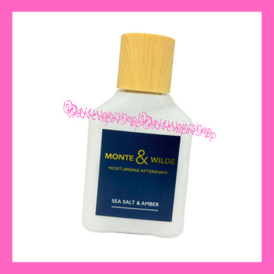 M&S Men Aftershave Monte & Wilde Sea Salt & Amber Boxed NEW Marks ...