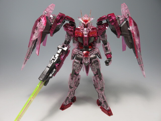 Gundam Base Limited 00 Trans Am Raiser Clear Color Model Kit MG 1/100 ...