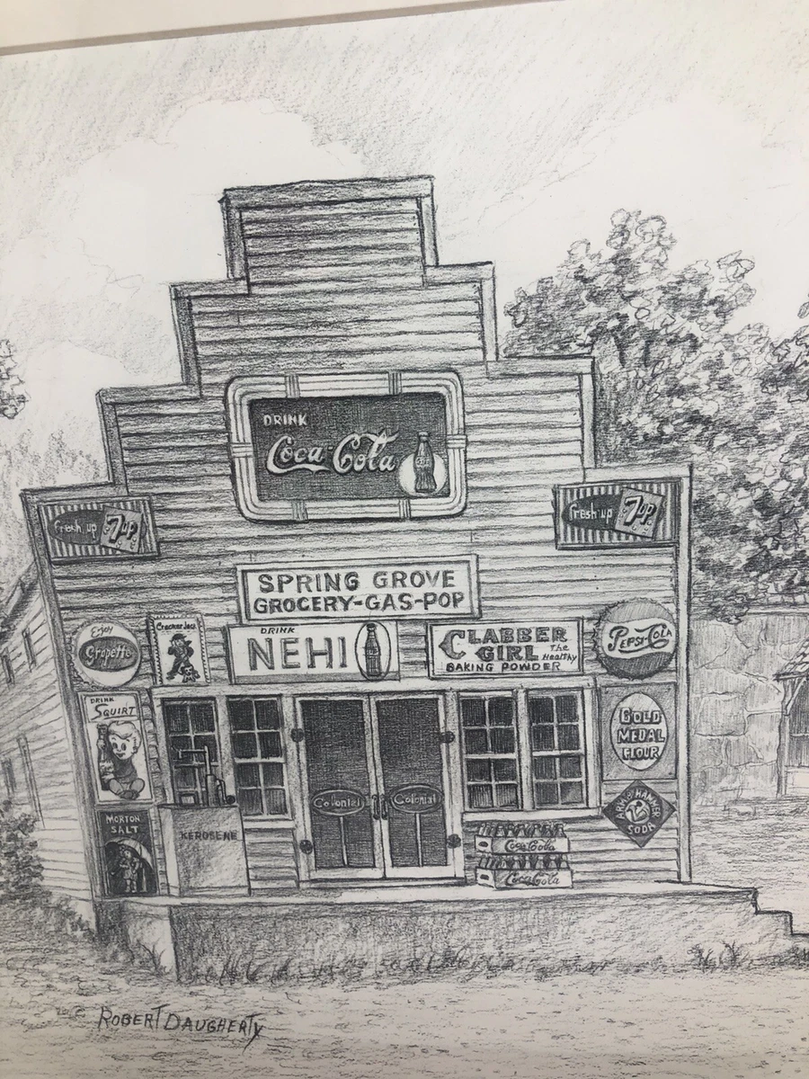 Gas Station Drawing