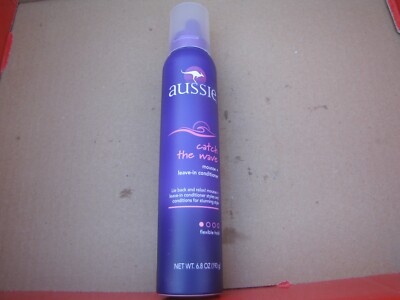 AUSSIE CATCH THE WAVE MOUSSE+LEAVE IN CONDITIONER 6.8 Oz (ORIGINAL ...