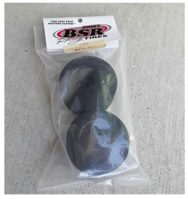 BSR C1024 1/10 Foam f/ Custom Works RC10 Dirt Oval Rear Mounted Tires ...