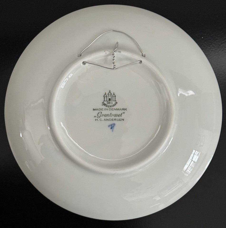 Bing & Grondahl 1964 7" Collector Plate Hand Painted Porcelain RABBIT ...