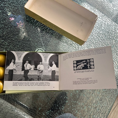 1949 Harry Moll "The Art of Juggling" Jugglers Kit with Box | eBay