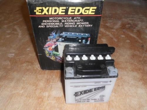 New Motorcycle Battery Exide Edge 12N5.5A-3B N32A5B | eBay