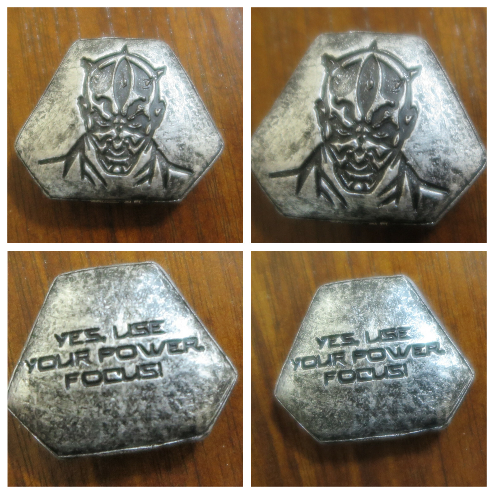 DARTH VADER MAUL SIDIOUS SITH WISDOM TOKEN Star Wars Galaxy's Edge ...