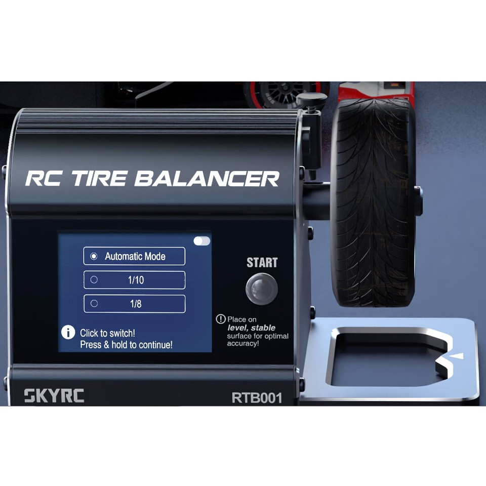 SKY RC Tire Balancer RTB001 w/ Case for 1/10 & 1/8 On-Road Tires ...