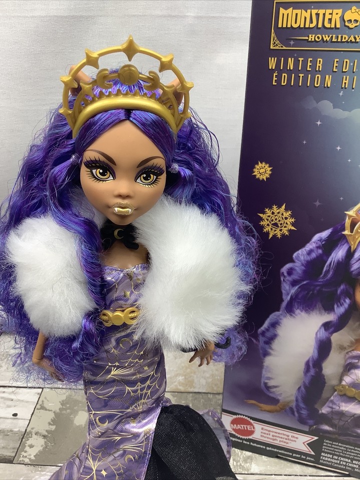 Monster High Howliday Winter Edition CLAWDEEN WOLF Doll Holiday With ...