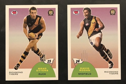 2003 SELECT SCANLENS AFL RETRO RICHMOND TEAM SET CARDS BRAD OTTENS ...