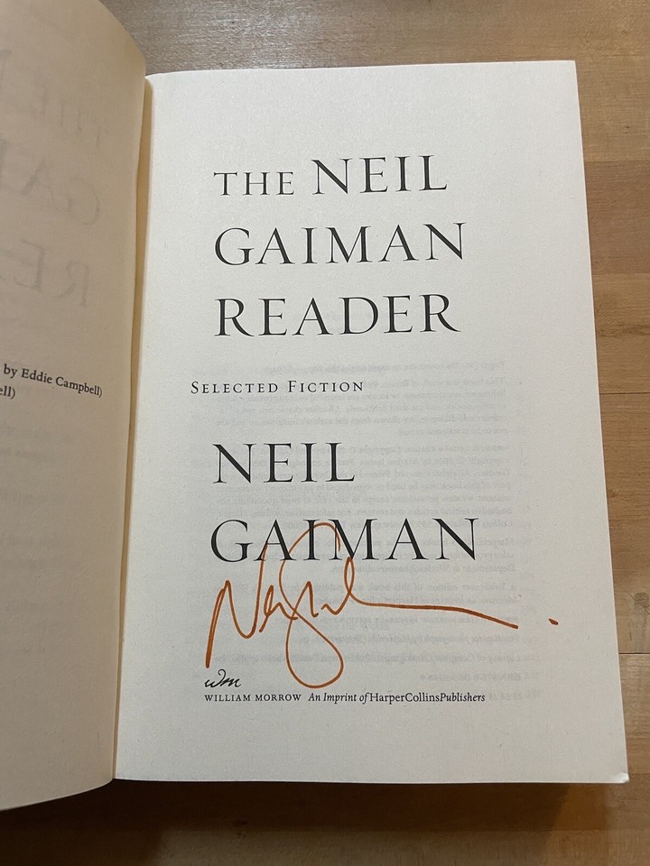 SIGNED Neil Gaiman Reader Paperback BRAND NEW - FREE GIFT WRAPPING ...