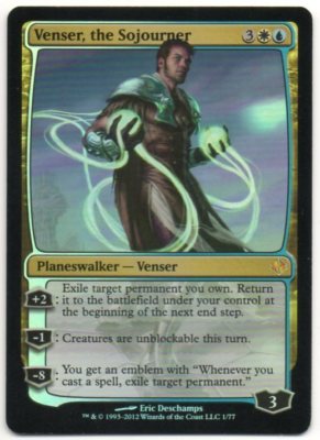 MTG English Foil Venser the Sojourner Duel Decks EX | eBay