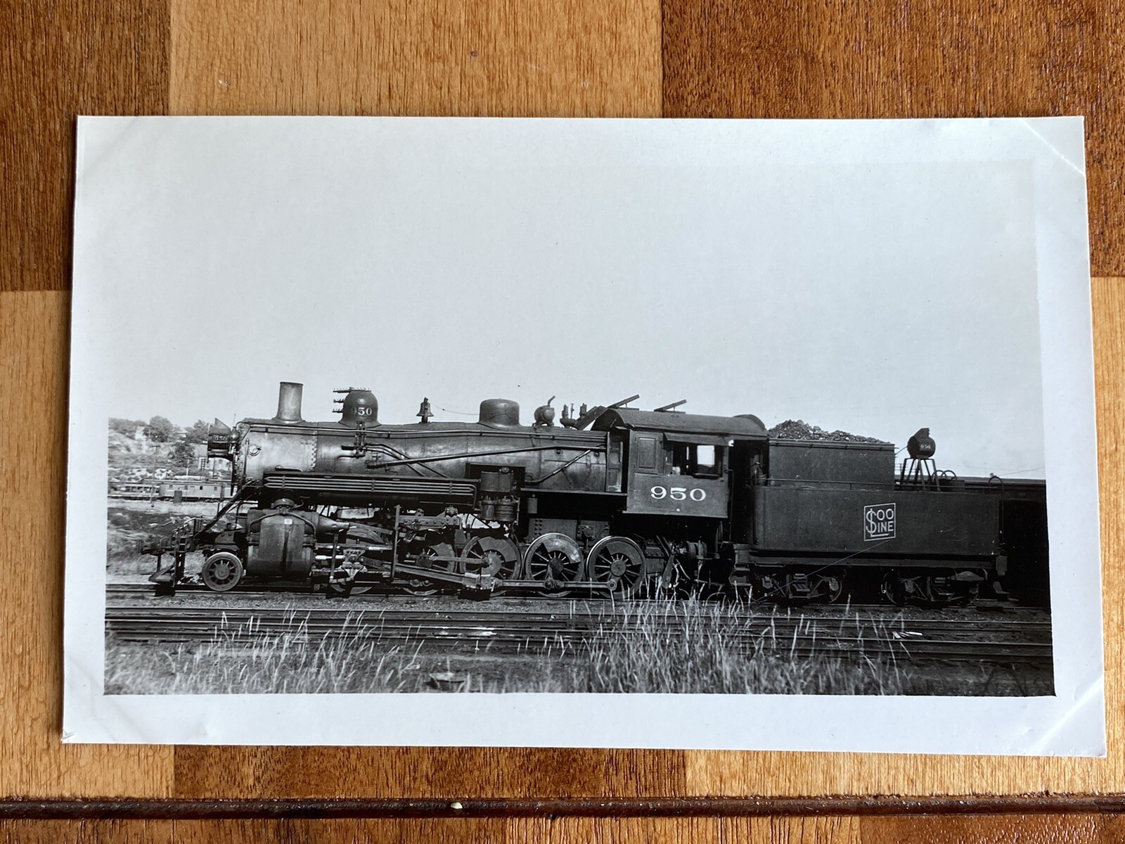 Soo Line Railroad Steam Engine Locomotive 950 Vintage Photo | eBay