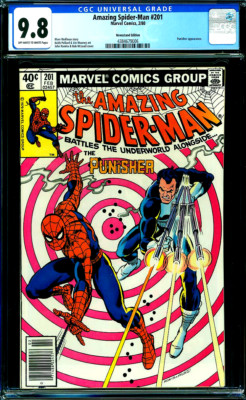 AMAZING SPIDER-MAN #201 CGC 9.8 WP NEWSSTAND VERSION BronzeAge MARVEL ...