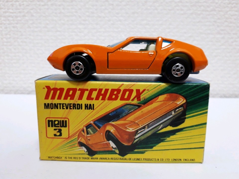 (New, Silver Base) Matchbox - #3 Monteverdi Hai | eBay