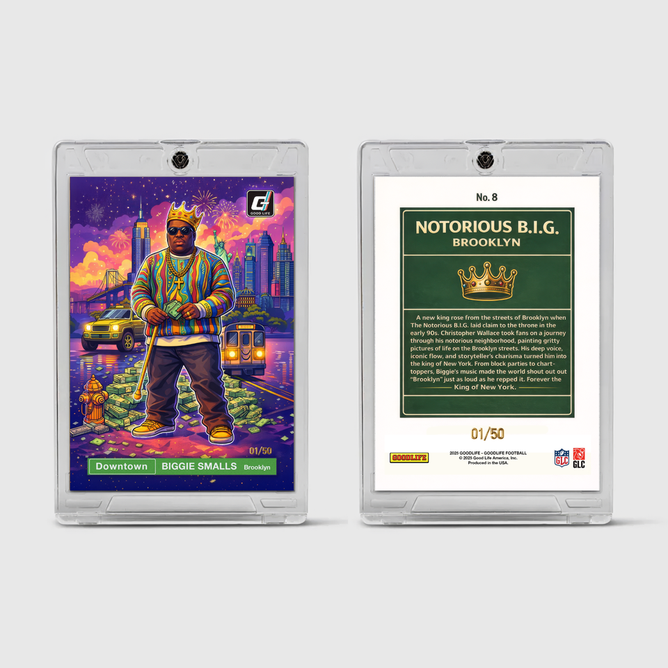 Notorious BIG Limited Edition Downtown Custom Hip Hop Trading Card /50 ...