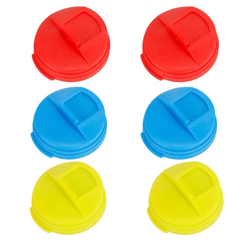 6 Pcs Can Topper Cap Sealing Drinks Covers Easy-open Drinking Lid Soda ...