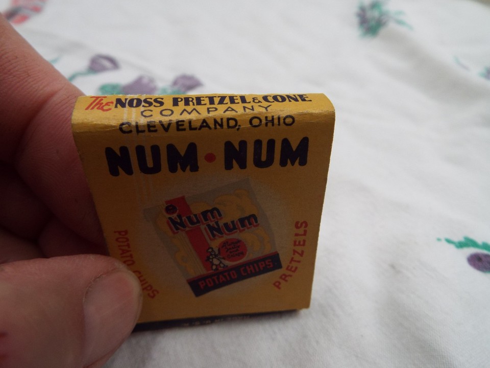VINTAGE OKE-DOKE POPCORN BY KRAFT & NUM NUM POTATO CHIPS MATCHBOOK | eBay