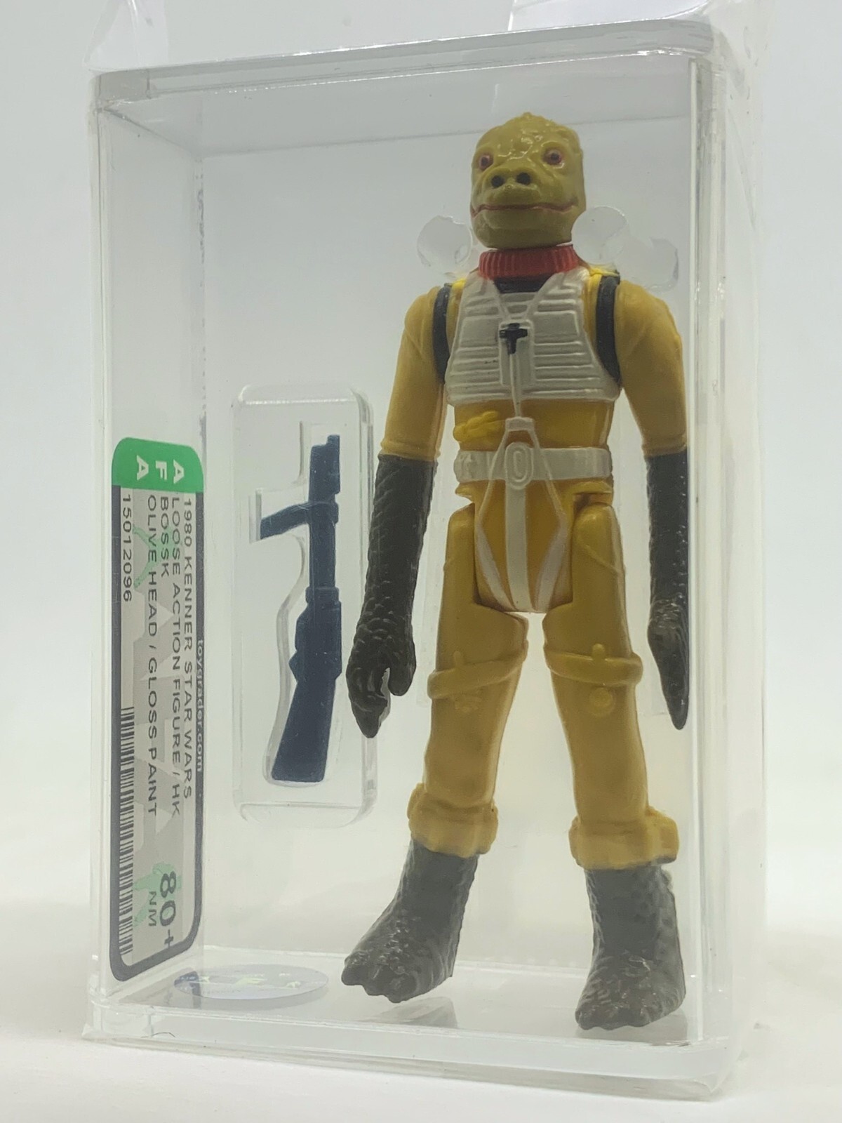 Kenner Star Wars Bossk Olive Head Gloss Paint HK AFA 80+ vintage loose ...