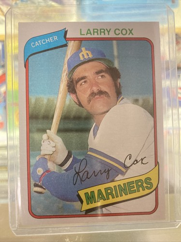 Larry Cox - 1980 Topps #116 - Seattle Mariners Baseball Card - NM | eBay