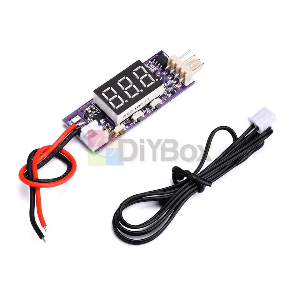 DC12V Fan Temperature Control Speed Controller Temperature Speed ...