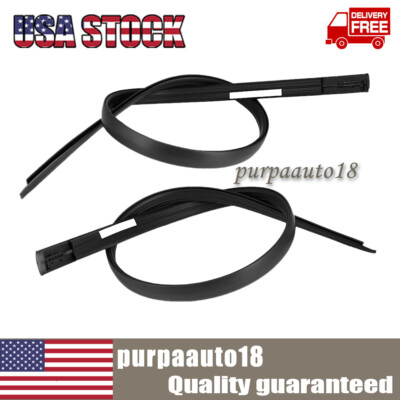 For TOYOTA 2007-2020 Tundra DOUBLE CAB Roof-Drip Molding Right & Left ...