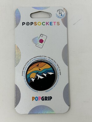 PopSocket PopGrip Swappable Top Phone Grip & Stand - Mountain High NEW ...