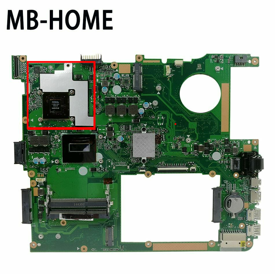 For ASUS N751J N751JX N751JK motherboard mainboard I7-4700H 4710H ...