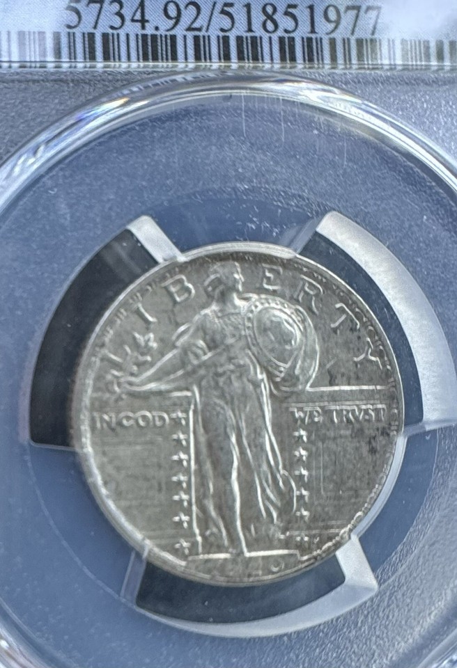 Beautiful PCGS 1920-P Standing Liberty Silver Quarter SLQ 90% 25c XF ...