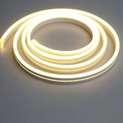 LED Neon Strip Lights, 2M USB Neon LED Strip Lights 12V Neon Rope Warm ...