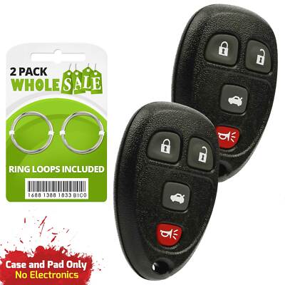 2 Replacement For 2005 2006 2007 Chevy Cobalt Key Fob Remote Shell Case ...