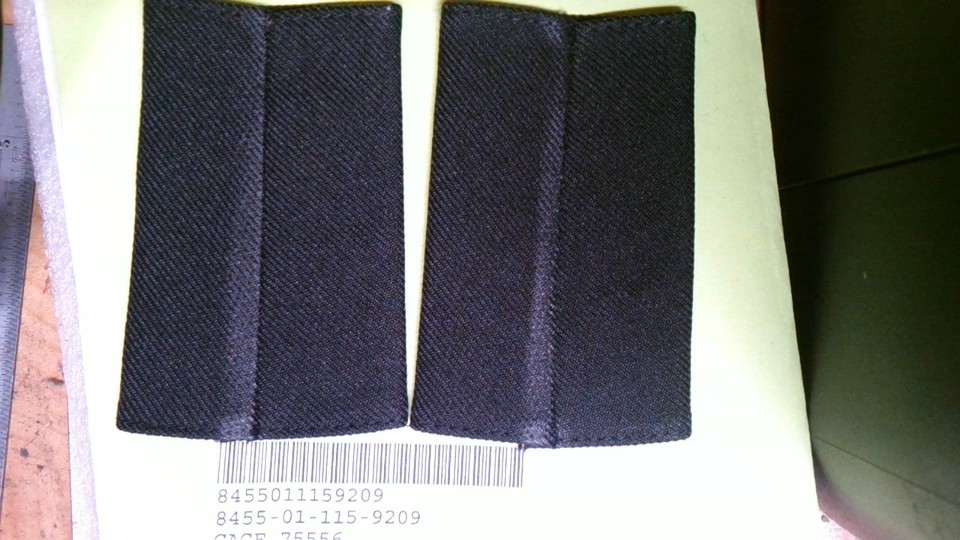 US MILITARY INSIGNIA SET OF 2 SLIDE SHOULDER RANK US ARMY STAFF ...