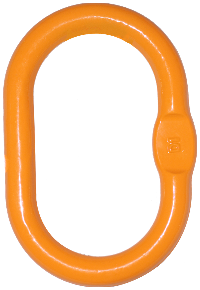 5/8" Grade 100 Master Link Oblong Rigging D Ring Lifting Attachment ...