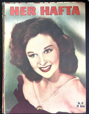 Susan Hayworth HER HAFTA Turkish Middle East Magazine 20 Pages | eBay