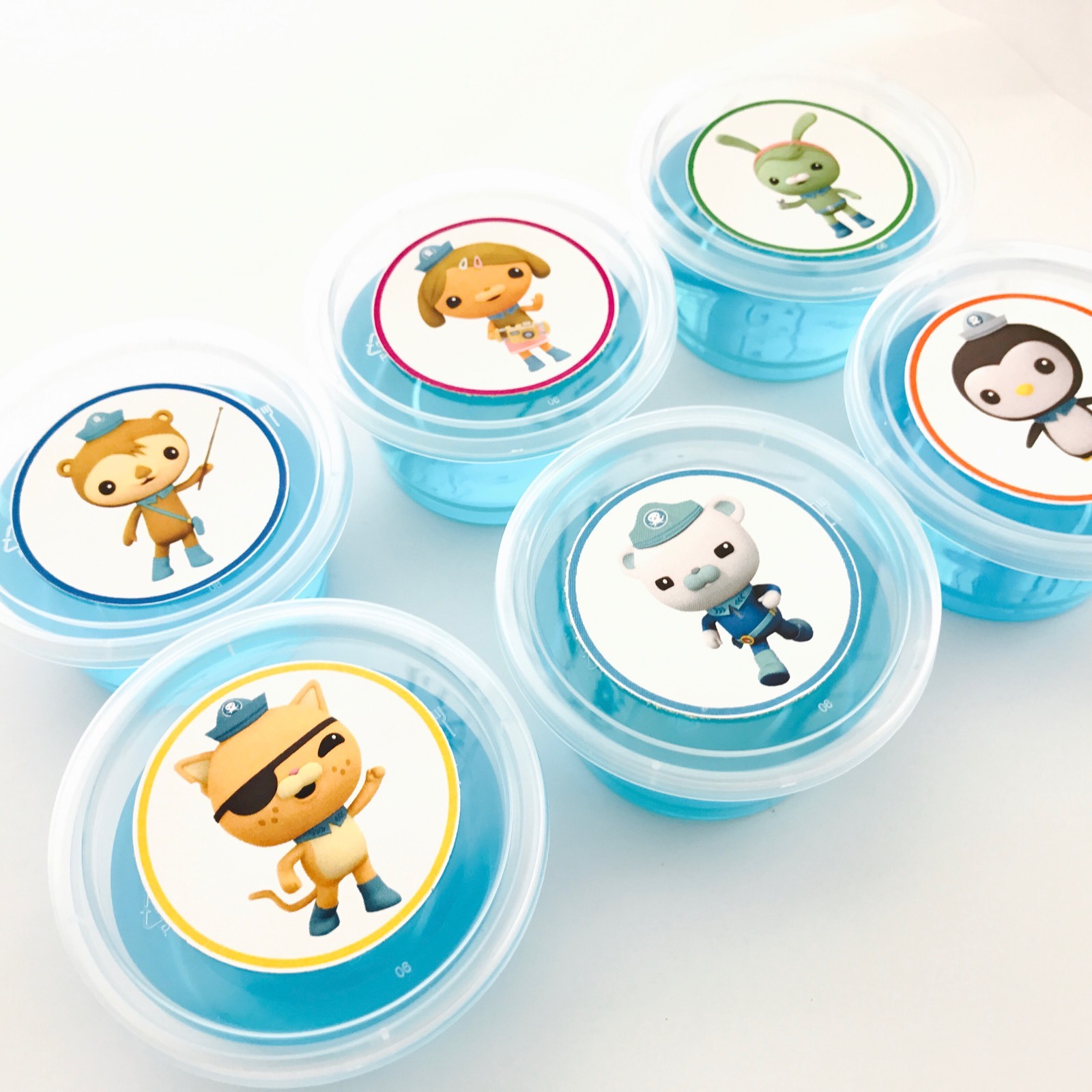 6x The Octonauts Jelly Cup (Empty). Party Supplies Fruit Lolly Loot Bag ...