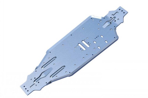 GPM Racing Aluminum 7075-T6 Chassis Protection Plate Silver for 1/8 ...