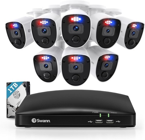 SwannForce 8 Camera 8 Channel 1080p Full HD DVR Security System | eBay