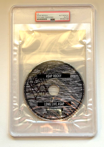 ASAP ROCKY SIGNED AUTOGRAPHED LONG LIVE ASAP CD RIHANNA RARE PSA COA ...