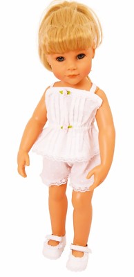 FRILLY LILY VINTAGE DESIGN SHORTIE PYJAMAS FOR OUR DESIGN A FRIEND DOLL ...