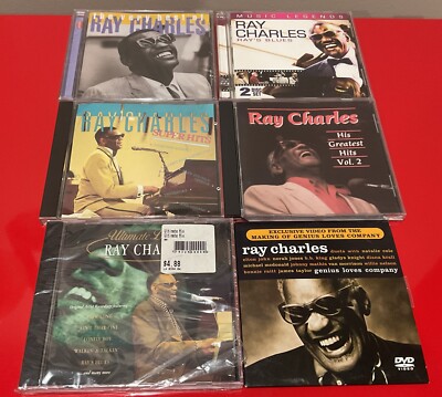 Ray Charles-5 CD Lot- Best Of,Ultimate Legends,Hits Vol.2,Super Hits ...