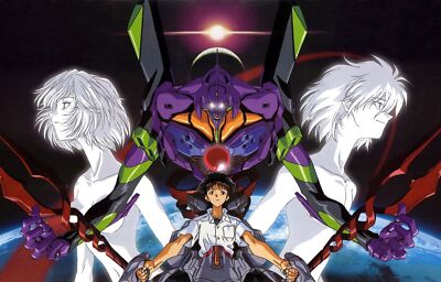 Anime ikari shinji ayanami rei eva unit 01 neon genesis Playmat Game ...