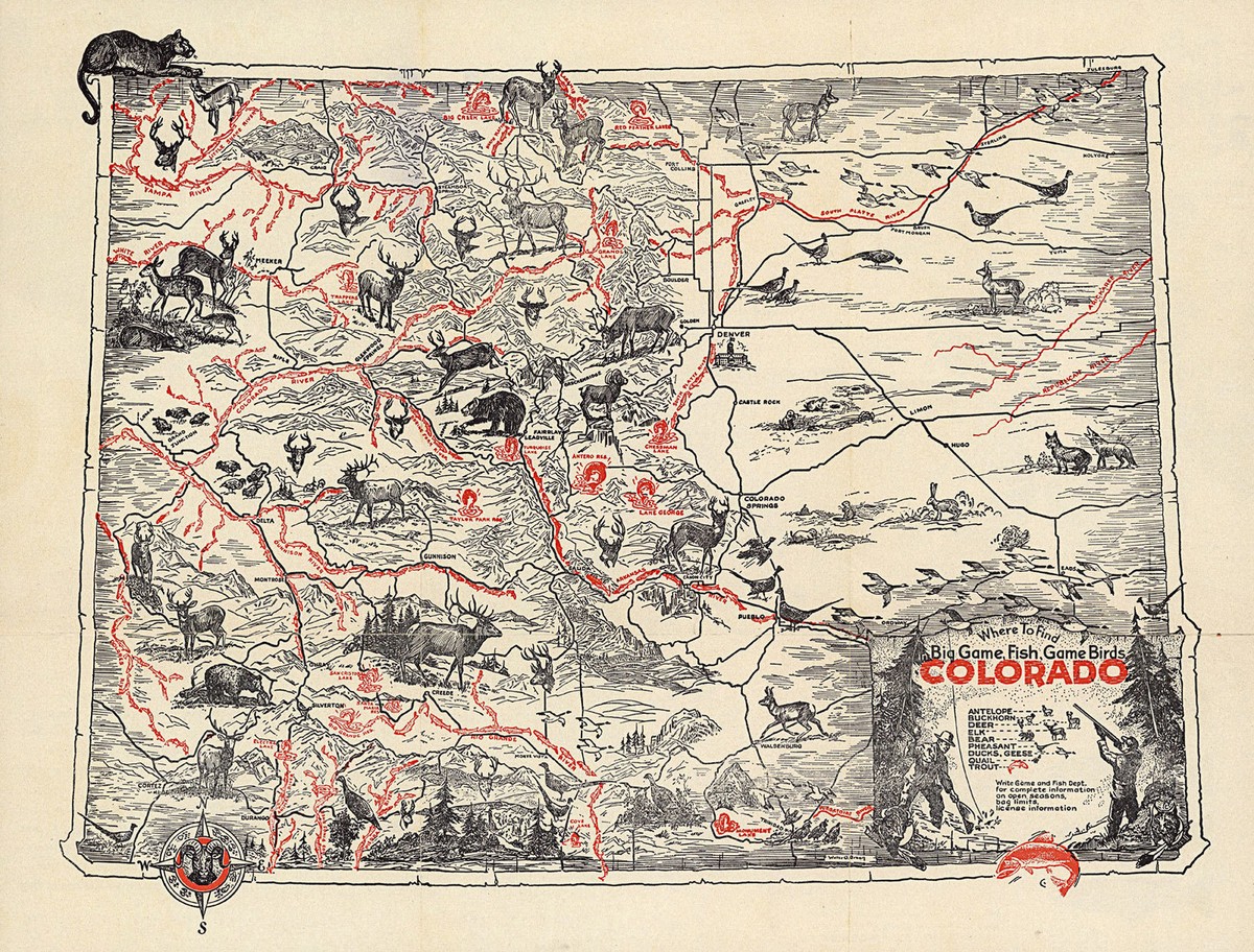 Colorado Big Game Map