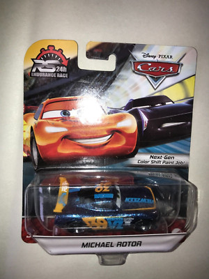 Disney Pixar Cars RS 24h Endurance Race MICHAEL ROTOR Diecast Next Gen ...