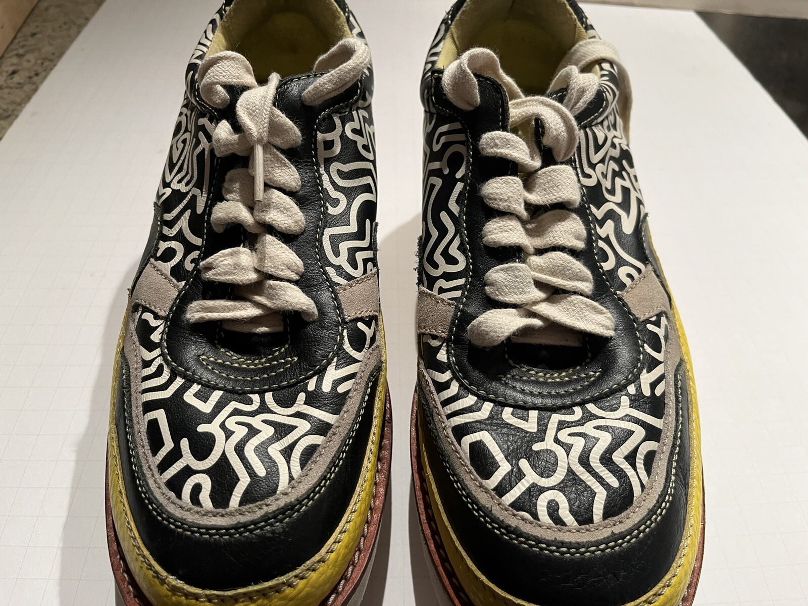 Coach Keith Haring Platform Sneakers 9D - Gem