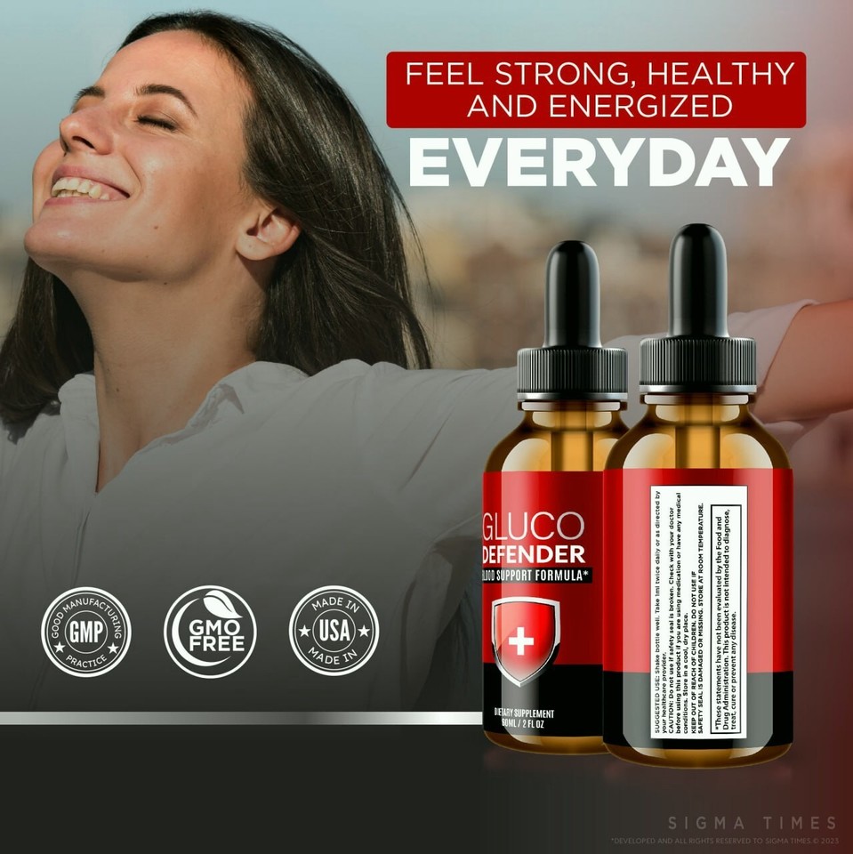 (5 Pack) Gluco Defender Drops to Aid Blood Sugar Levels & Metabolic ...