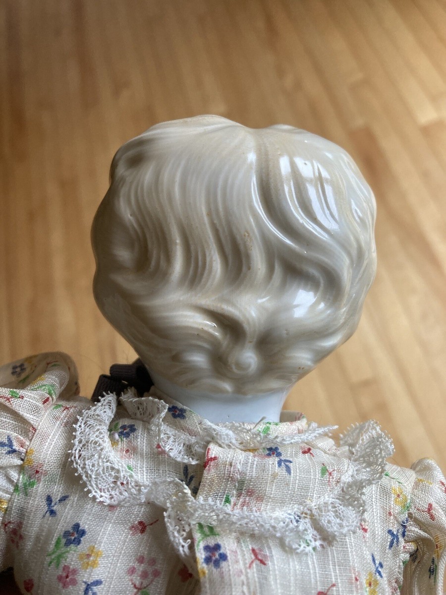 Antique Flat Top China Doll From Shirleydoll On Ruby Lane 1950's 12