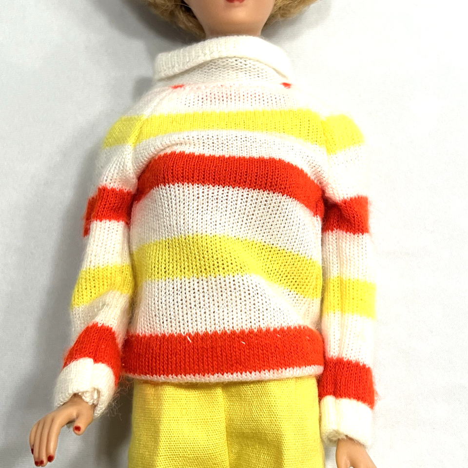 Vintage 1969 Mattel Barbie #1862 "COUNTRY CAPERS" Striped Knit Top ...