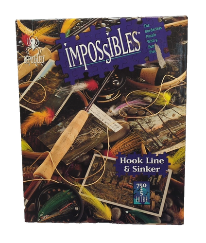 Hook Line & Sinker Impossibles Be Puzzled 750 + 5 Fishing Puzzle PS2 | eBay