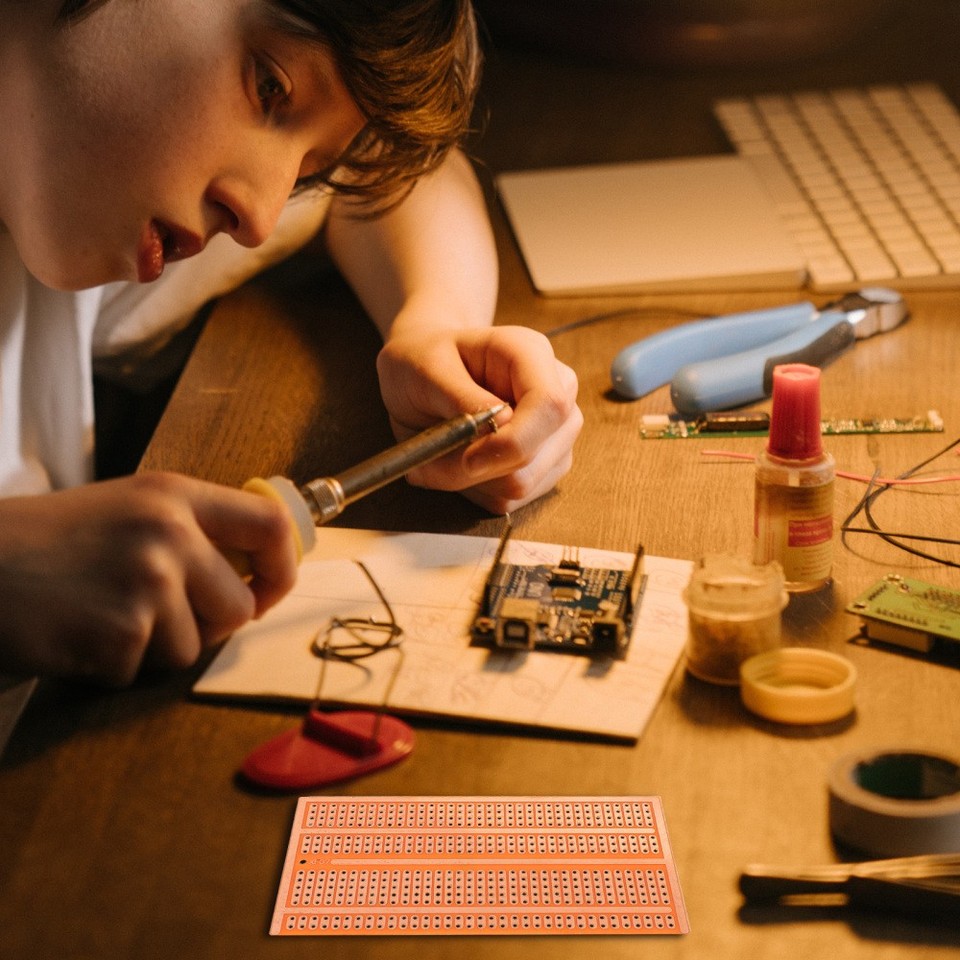 10 Pcs Circuit Board Universal Kit Soldering Practice Project Diy Pcb ...