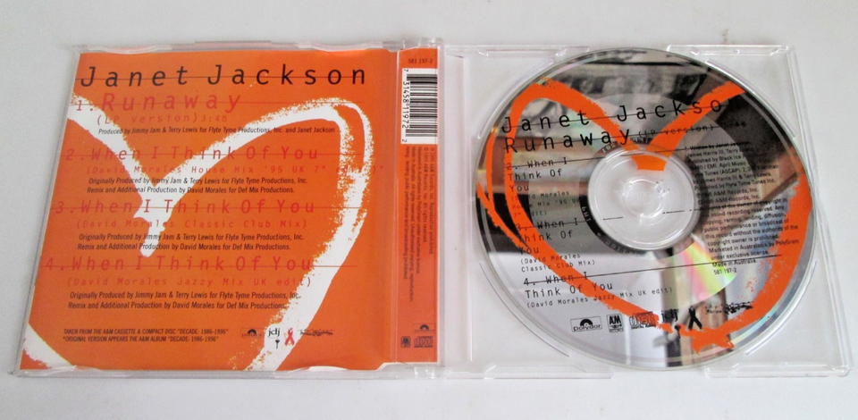 Janet Jackson - Runaway CD Single - FREE POSTAGE 731458119722 | eBay ...