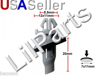 Fender Moulding Clip With Sealer A20876 Lexus 7549260030 75492-60030 | eBay