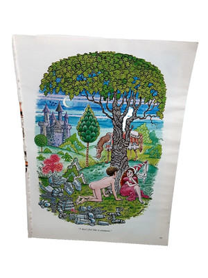 1984 Playboy Cartoon Art Madden Dont Feel Like It Magazine Cut Out ...